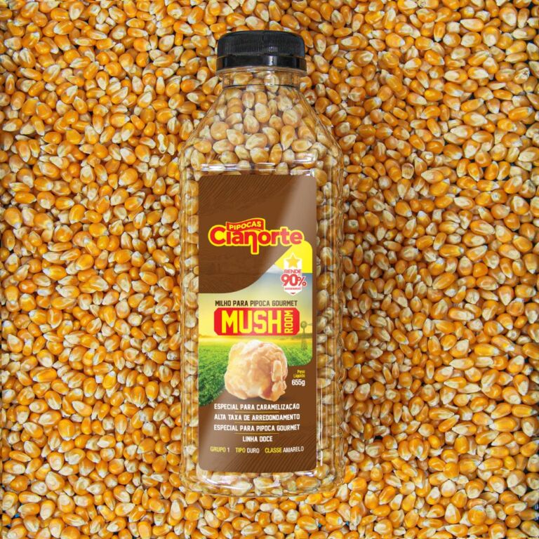 Mush 90% Milho Tipo Mushroom 7kg – Pipocas Cianorte